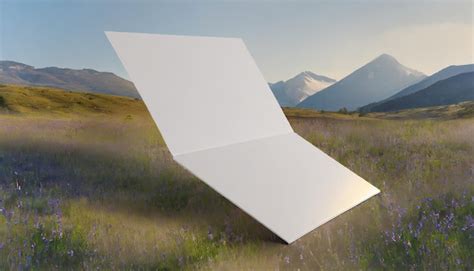 Realistic Layout Of The Brochure For The Presentation Of The Cover Premium Ai Generated Image