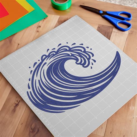 Simple Wave Design SVG PNG For Cricut Silhouette Laser Use