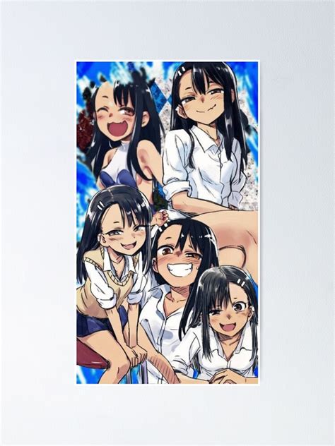 Nagatoro Hayase The Sassy Waifu From Don T Toy With Me Miss Nagatoro Anime And Manga Poster