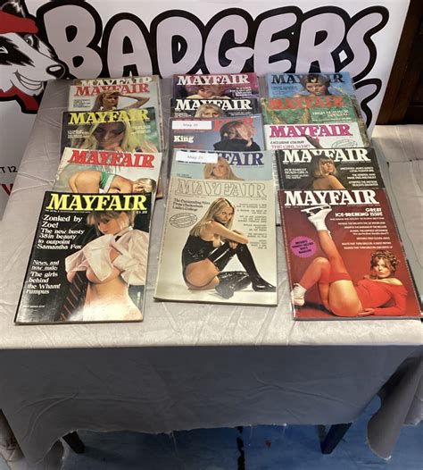 Collection Of Mayfair Adult Magazines Badgers Auctions