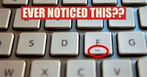 We Bet You Dont Know The Reason Why Keyboards F And J Keys Have Raised Ridges Rvcj Media
