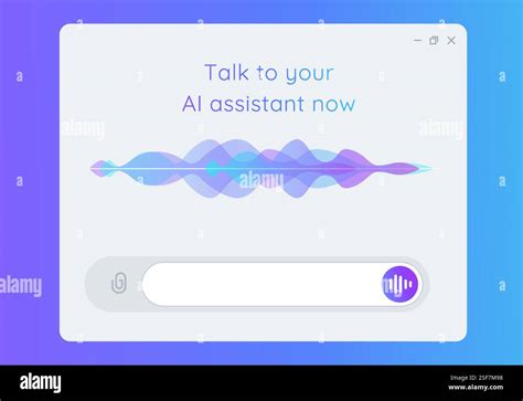 Ai Virtual Assistant Speech To Text With Waveform User Interface Speak Chat With Ai Virtual