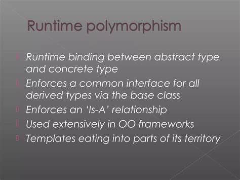 Static And Dynamic Polymorphism Ppt
