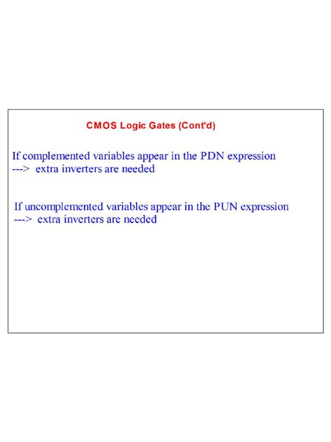 Cmos Logic Gates 2 Pdf