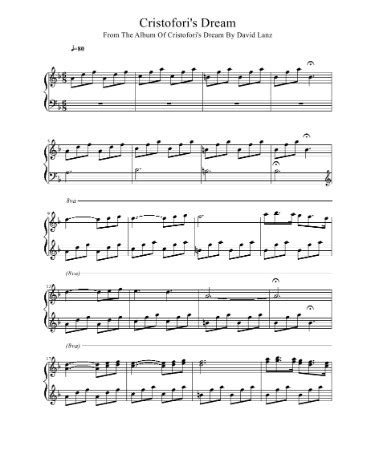 🎸 Cristoforis Dream Sheet Music Pdf Free Download Printable