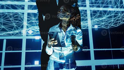 Certified Employee Programming In Ai Server Farm Housing Advanced Equipment Used For Machine