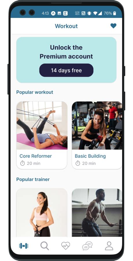 React Native Fitness Workout App Template In React Native FitWithMe By RenderCodeTechnology