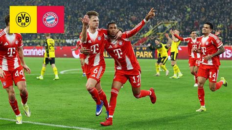 Borussia Dortmund Fc Bayern München 24 Spieltag Spielbericht Highlights Bundesliga