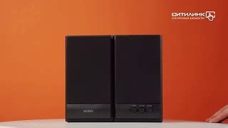 Колонки Sven SPS-607, 2.0, черный - купить в Ситилинк | 553701