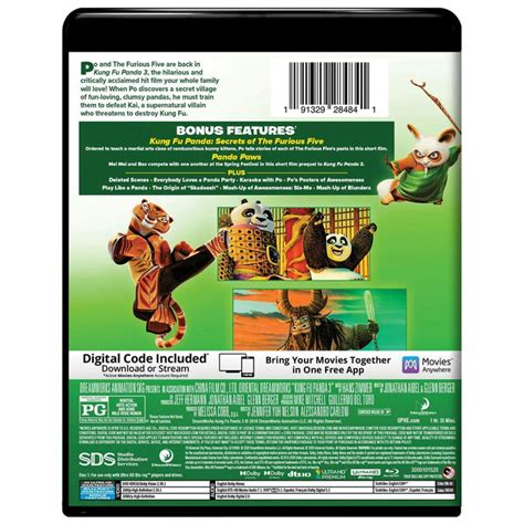 Kung Fu Panda 3 2016 4k Uhd Blu Ray Bluraymania