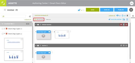 Creating A Smart Doc [legacy] Assette Support