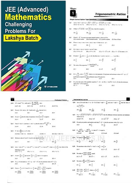 Lakshya Batch Challenging Problems Mathematics Pdf