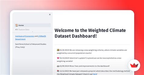 Weighted Climate Dataset
