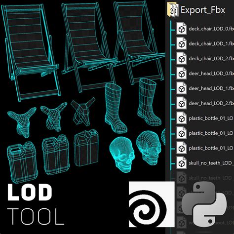 Killian Dos Santos Procedural Lod Tool Houdini Python Script