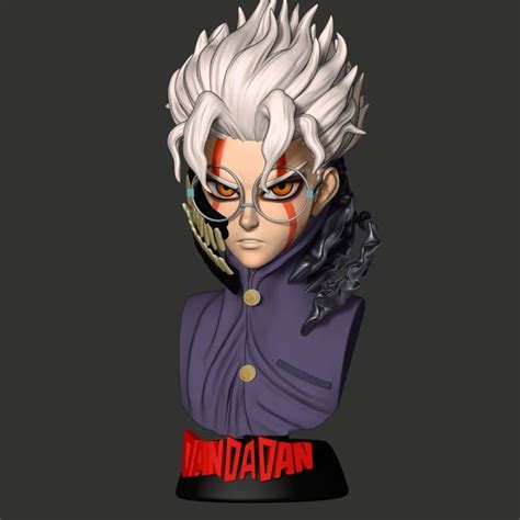 Okarun 3d Bust Fanart R Dandadan