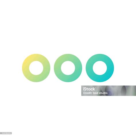 More Options Button Pixel Perfect Gradient Linear Ui Icon Stock