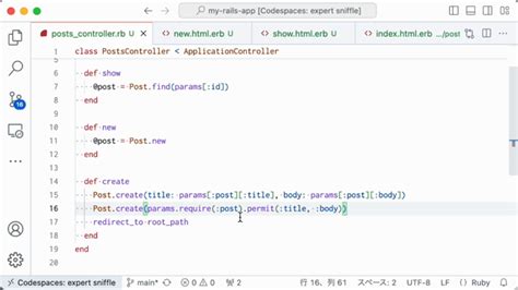 Ruby On Rails入門 Crud操作編 全20回 プログラミングならドットインストール