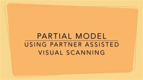 A Step By Step Guide To Doing A Partial Model Using A Podd Book Aac