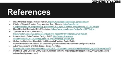 Intro To Data Oriented Design Pptx