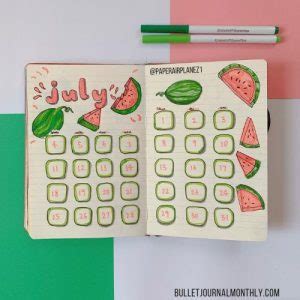 Bullet Journal Monthly Bullet Journal Inspo
