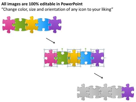 Business Ppt Diagram Linear Flow Of Five Business Steps Powerpoint Template PowerPoint