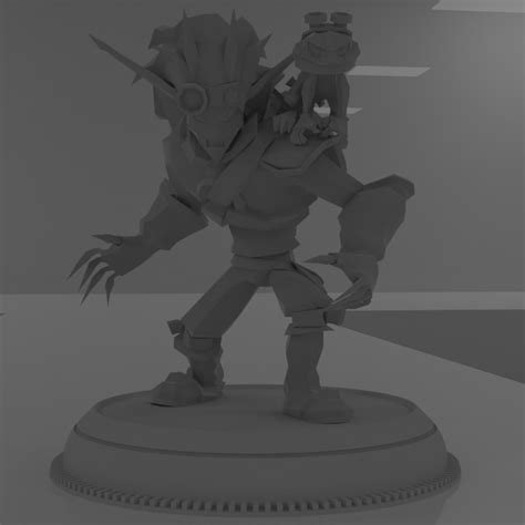 👾 Jak 2 Dark Jak Base・free Stl File For 3d Printing・cults