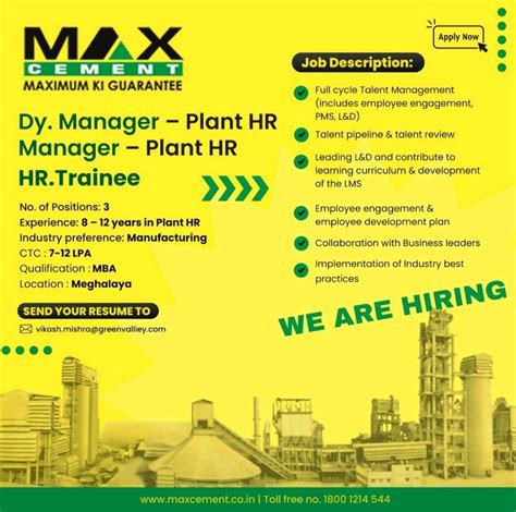 Satyajeet Patel On Linkedin Hr Cement Meghalaya