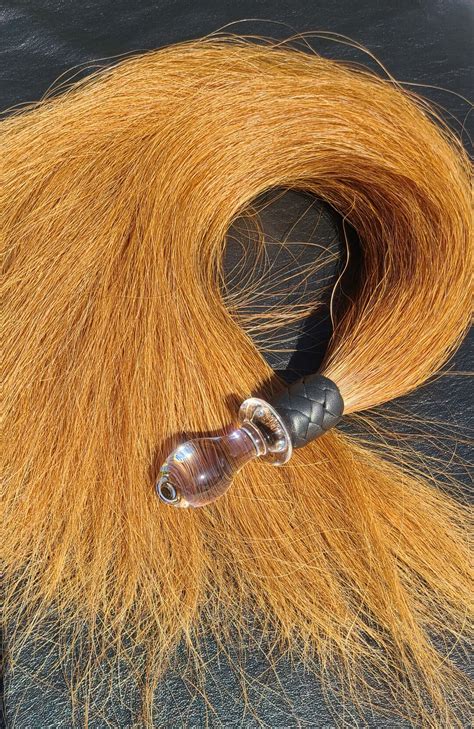 Glass Butt Plug Horse Hair Flogger Etsy