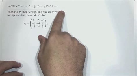 Differential Eqns F22 22 Matrix Exponentials And Method Of Undetermined Coefficients