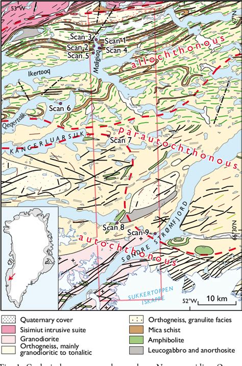 Figure 1 From Mineral Mapping By Hyperspectral Remote Sensing In West Greenland Using Airborne