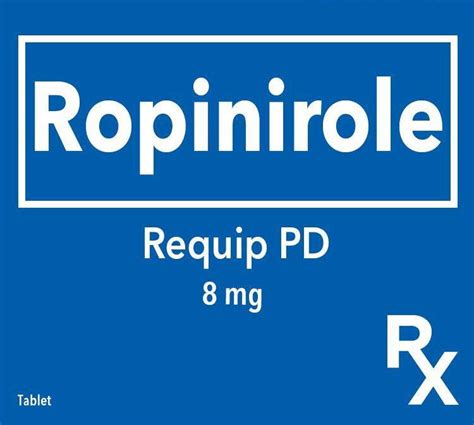 Requip Pd Ropinirole Hydrochloride 8mg Prolonged Release Tablet 1s Price In The Philippines