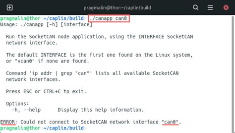 Caplin Framework To Build A Socketcan Node Application In C Pragmaticlinux