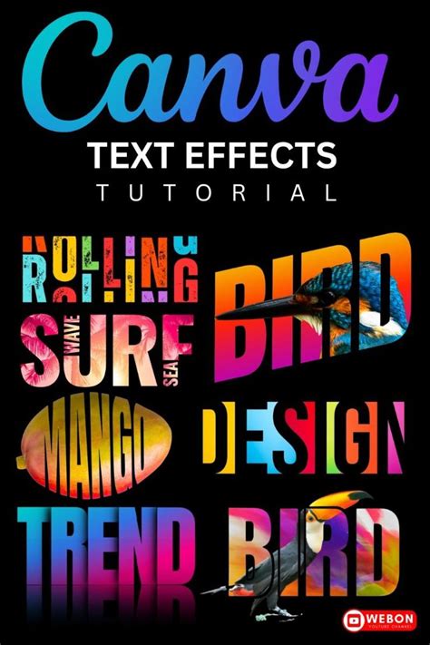 canva text effects tutorial in 2025 graphic design tutorials learning
