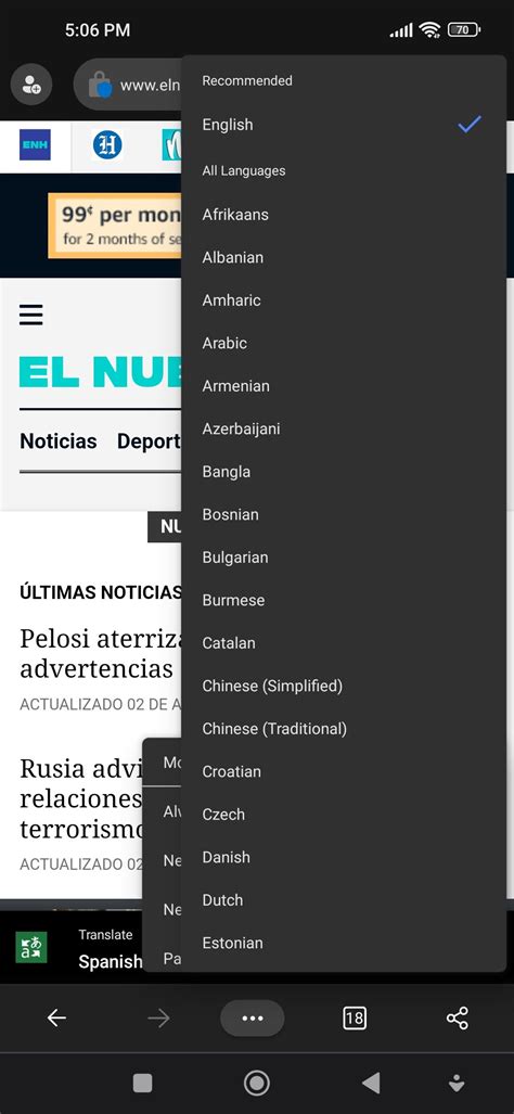 How To Translate A Webpage In Microsoft Edge