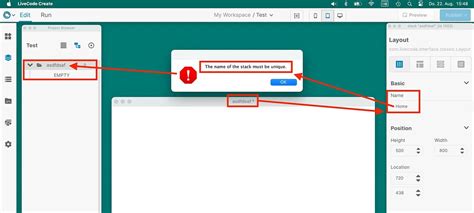 Stack Renaming Conflicts Ui Vs Backend Closed Bugs Livecode