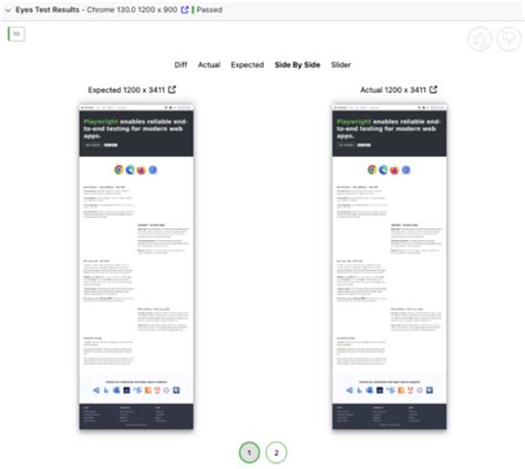 Applitools Playwright Integration