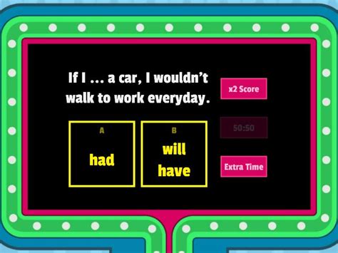 Second Conditional Concurso De Preguntas