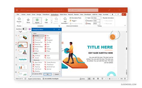 powerpoint animations animate text objects and slides in your