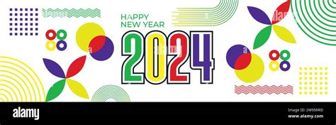 Happy New Year Design With Modern Vibe Highly Effective Artwork Very