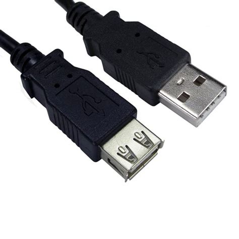 Usb A A Male To Female Black Cable Suppliers Networking Audio Visual Broadcasting
