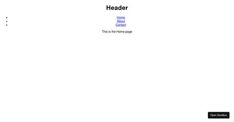React Router 6 Codesandbox React Router 6 Codesandbox