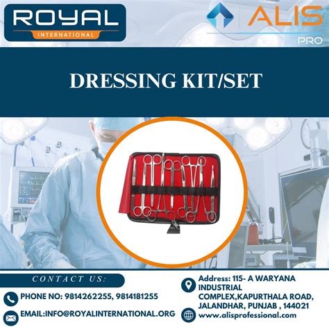 Dressing Kit Set At Best Price In Jalandhar Punjab Royal International