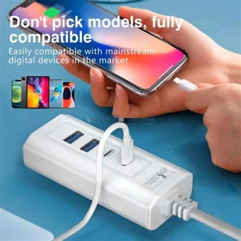 Promo Power Socket Usb Pd Fast Charger Adaptor Charger Port Usb Type C Diskon Di Seller