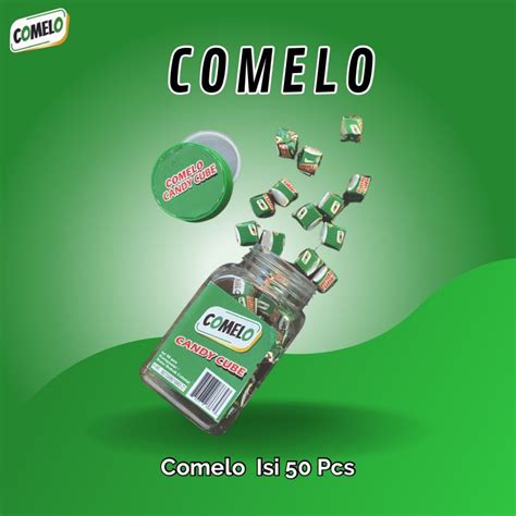 Comelo Candy Cube Candy Contains 50 Bottle Packaging Viral Candy And