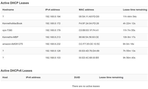 Not All Assigned Dhcp Leases Being Shown In Clients Page Routers Glinet