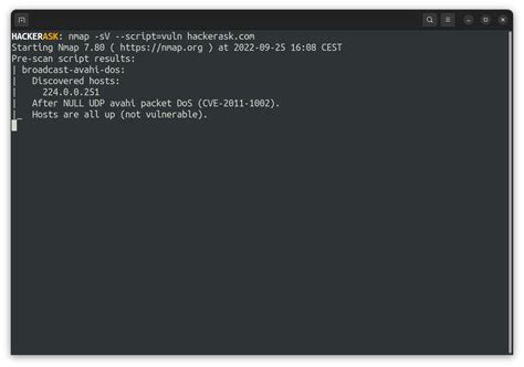Learn Nmap To Find Your First Network Vulnerability Hackerask