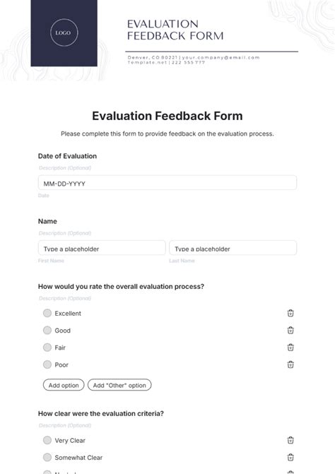 Free Supplier Evaluation Form Template To Edit Online