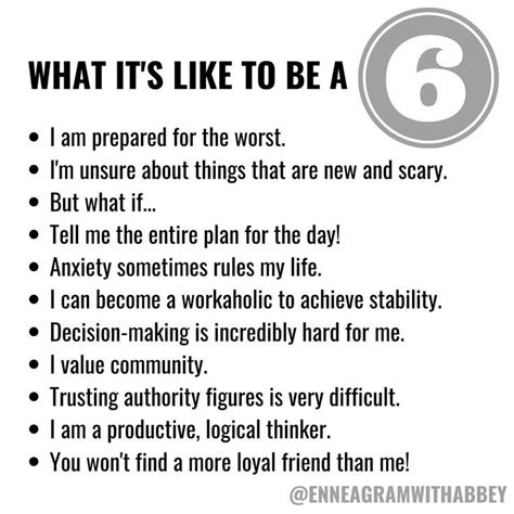 Enneagram Type 6 Annoying Things Sixes Do And Say Enneagram Type 6