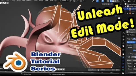Blender Tutorial Edit Mode Modeling D Printing Professor
