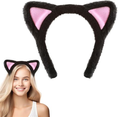 Mabor Cat Ear Headband Cute Cats Ears Headband For Adult Furry Cat Ears